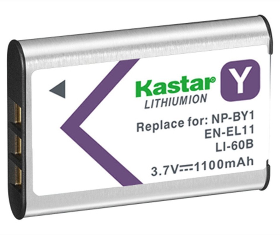 2x Kastar Battery for Sony NP-BY1, EN-EL11, LI-60B, DLI-78, DB-L70, DB ...