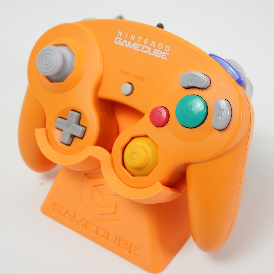 Nintendo GameCube Spice Orange NTSC U-C/J Region Switch Mod w/Gameboy ...