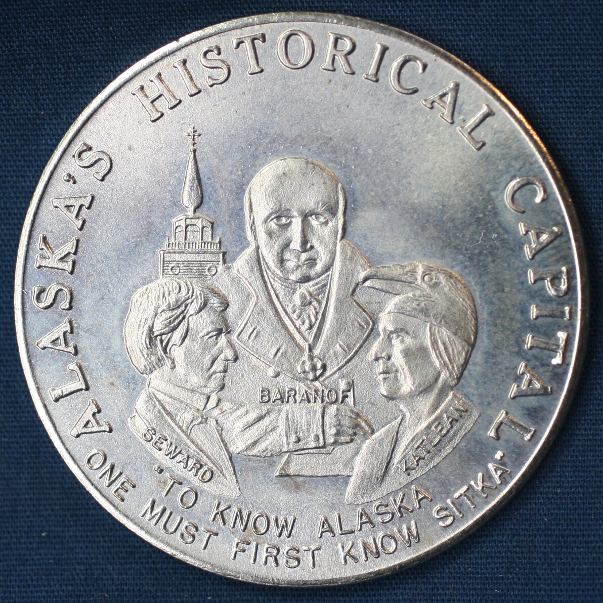 1963 Sitka Alaska’s Historic Capital Scenic Modern Romantic $1 Token ...