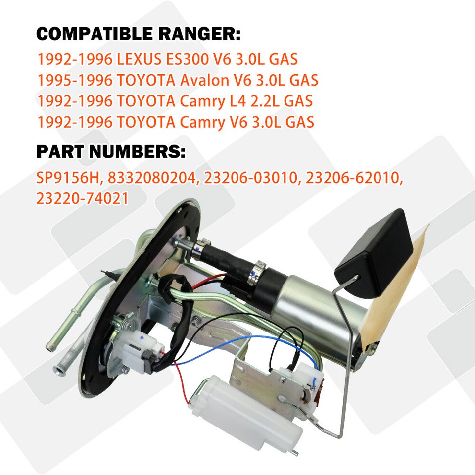 Fuel Pump Assembly for 1992-96 Toyota Camry Avalon Lexus ES300 23220 ...