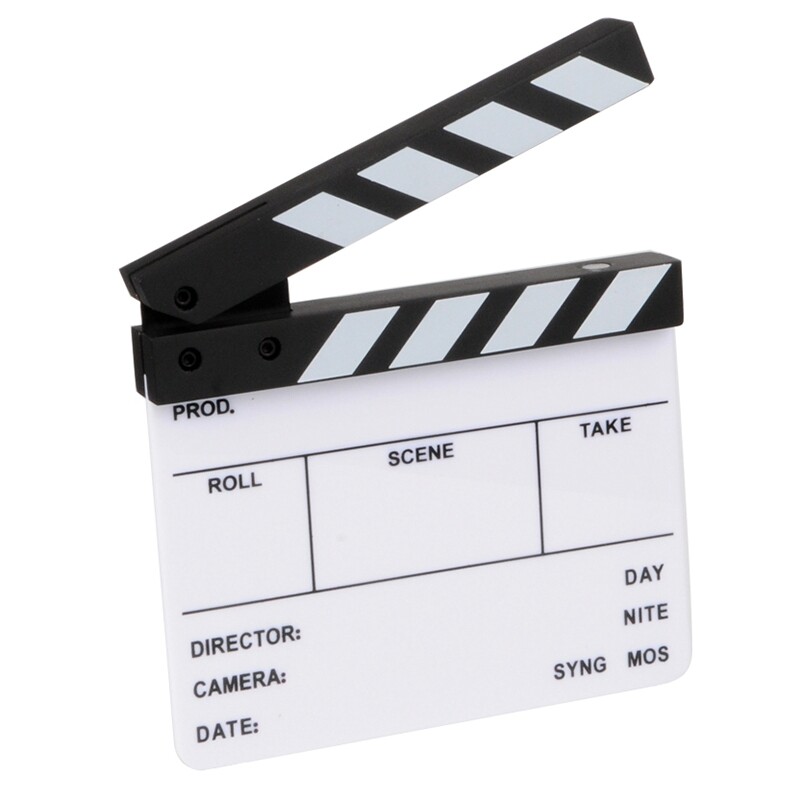 Mini Director Movie Video Slate Clapboard Film Clap Stick Clapper Board ...