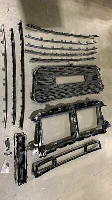 USED For RAM 2500 3500 4500 2020-24 Black Front Bumper Grille Billet ...