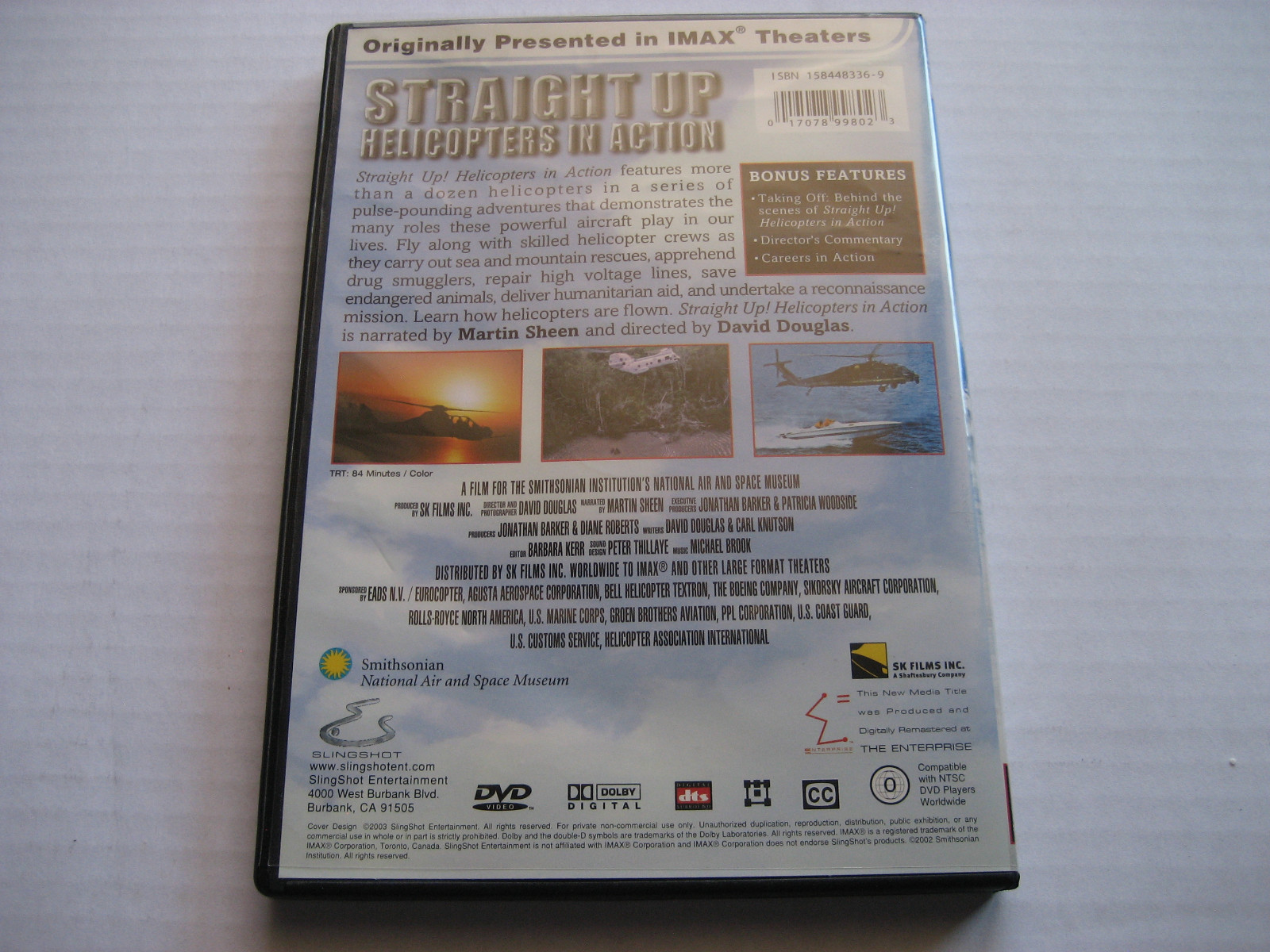 STRAIGHT UP HELICOPTERS IN ACTION-NARRATED BY MARTIN SHEEN DVD ...