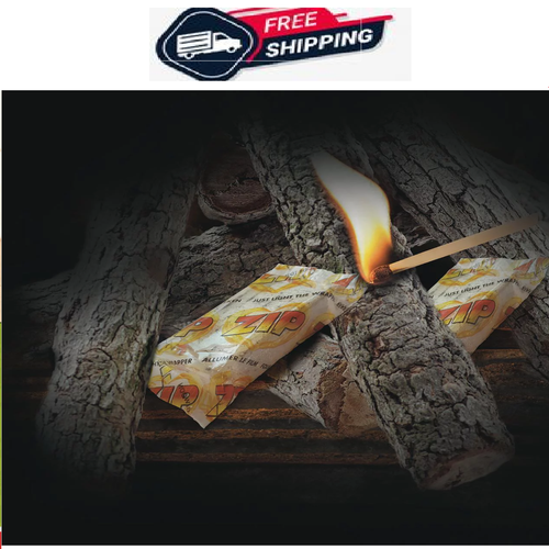 24 Fire Starter Zip Premium All Purpose Wrapped Fireplace Cubes 2 Boxes ...