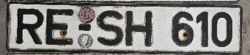 DIN-Kennzeichen RE-SH 610 Recklinghausen *Sammlungsauflösung* | eBay