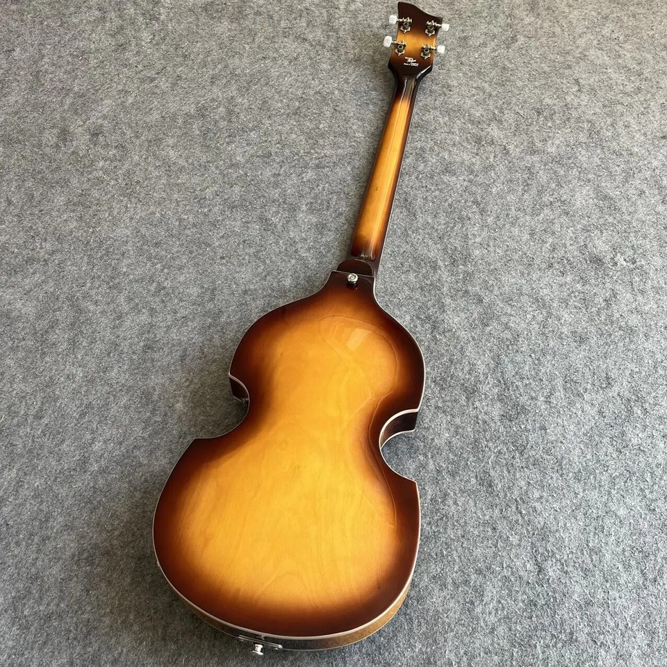 Hot Sale Sunburst Hofner Violin Electric Bass Flame Maple Hofner Bass ...