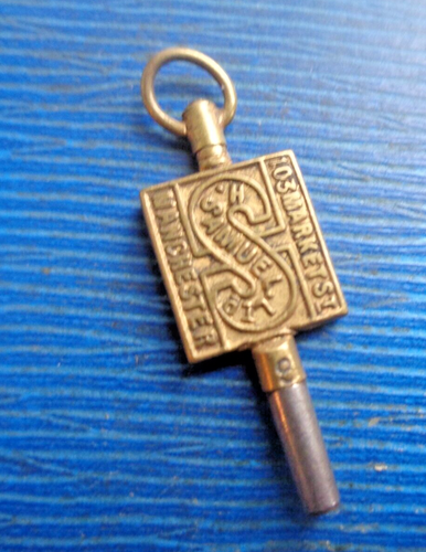 Advertising Pocket Watch Key - H. Samuel 103 Market Street Manchester ...
