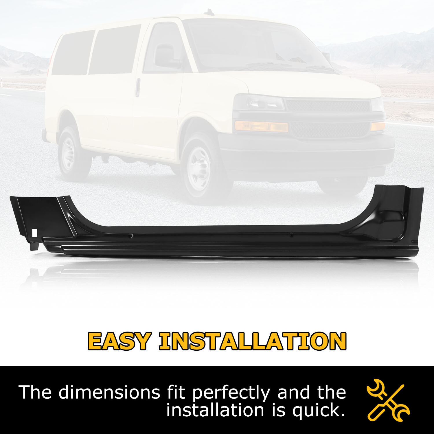 Front Rocker Panel Left For Chevrolet Express 1500/2500/3500 96-17 ...