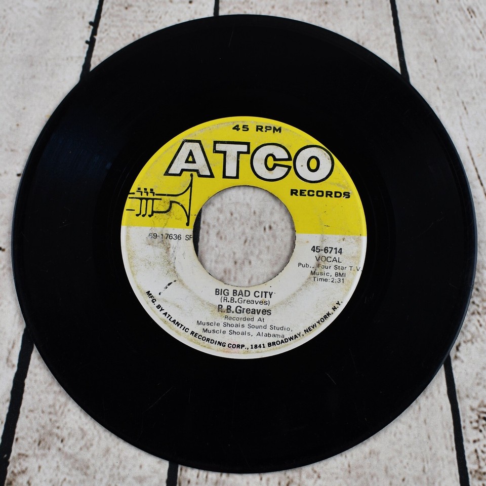R.B. Greaves – Take A Letter Maria / Big Bad City, 7" Vinyl/45 RPM ...