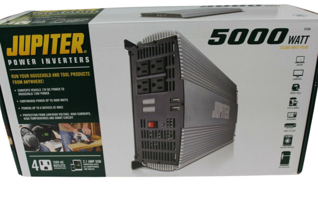 Jupiter 57334 120VAC 5000W Power Inverter - Silver for sale online | eBay