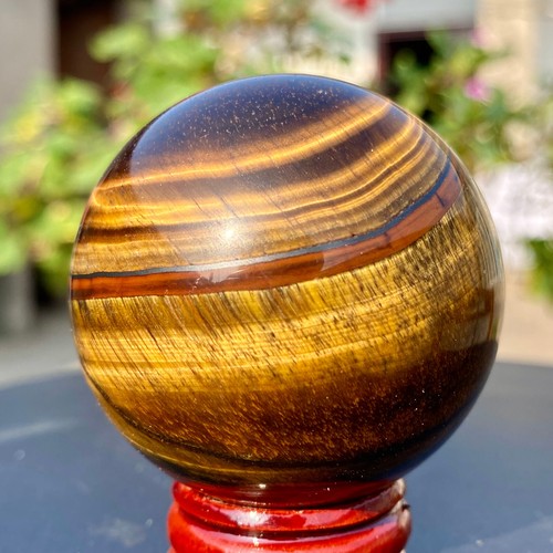 195G Natural Tiger's eye stone quartz Sphere crystal ball rock energy | eBay