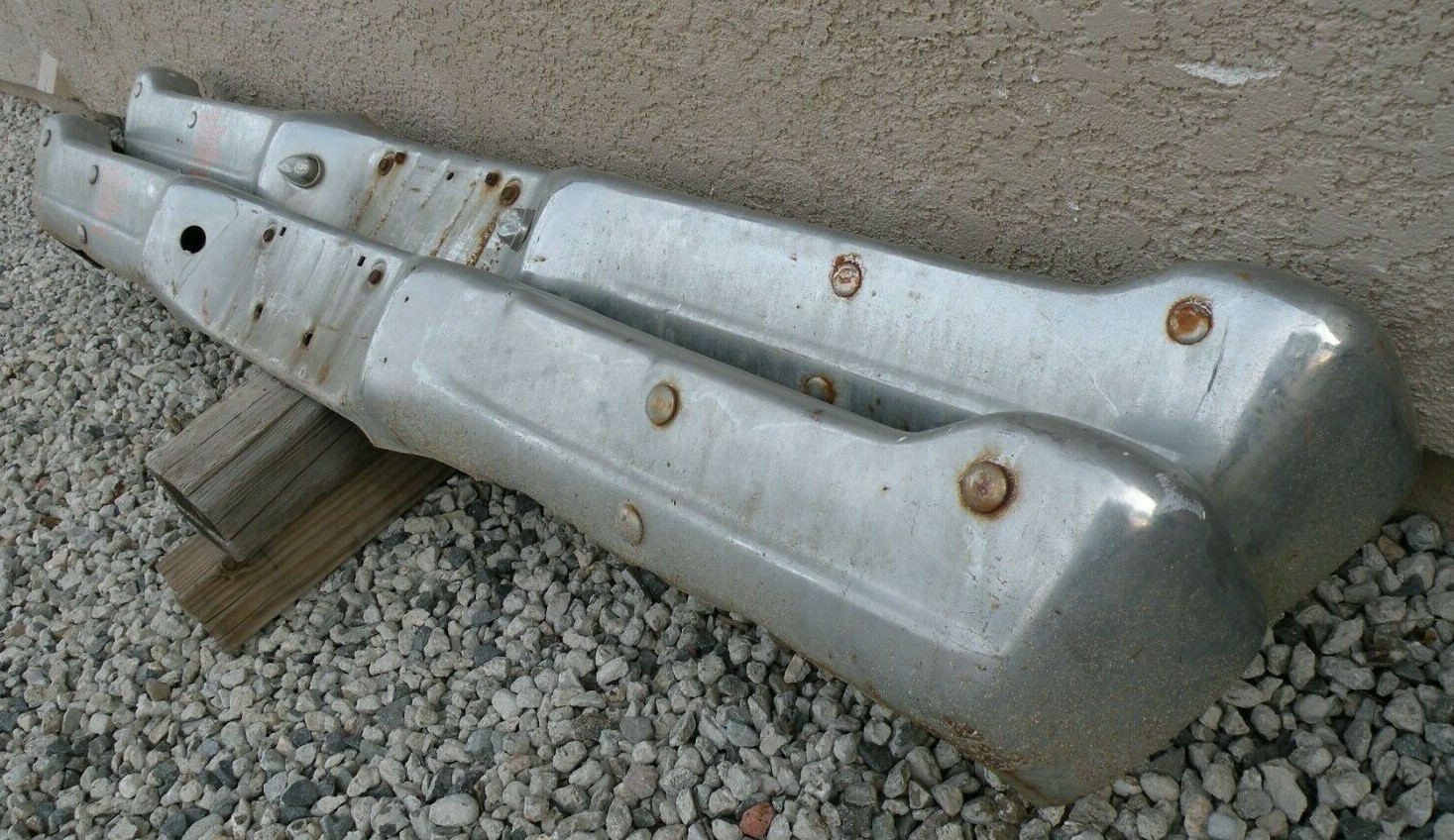 1966-1971 X Ford Ranchero Rear Back Triple Chrome Plated Bumper 66-71 ...