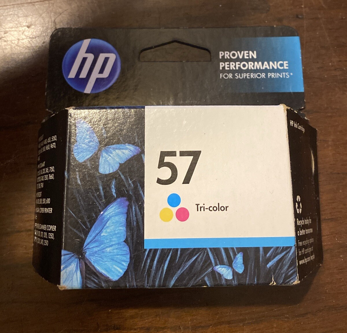 HP 57 Tri-color Ink Cartridge C6657AN Genuine & Factory Sealed ...