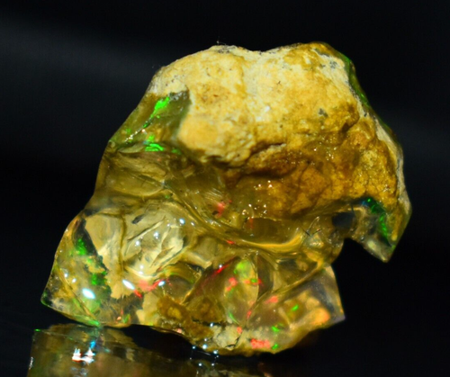 Opale rouge brute 21,65 carats opale naturelle éthiopienne opale brute ...