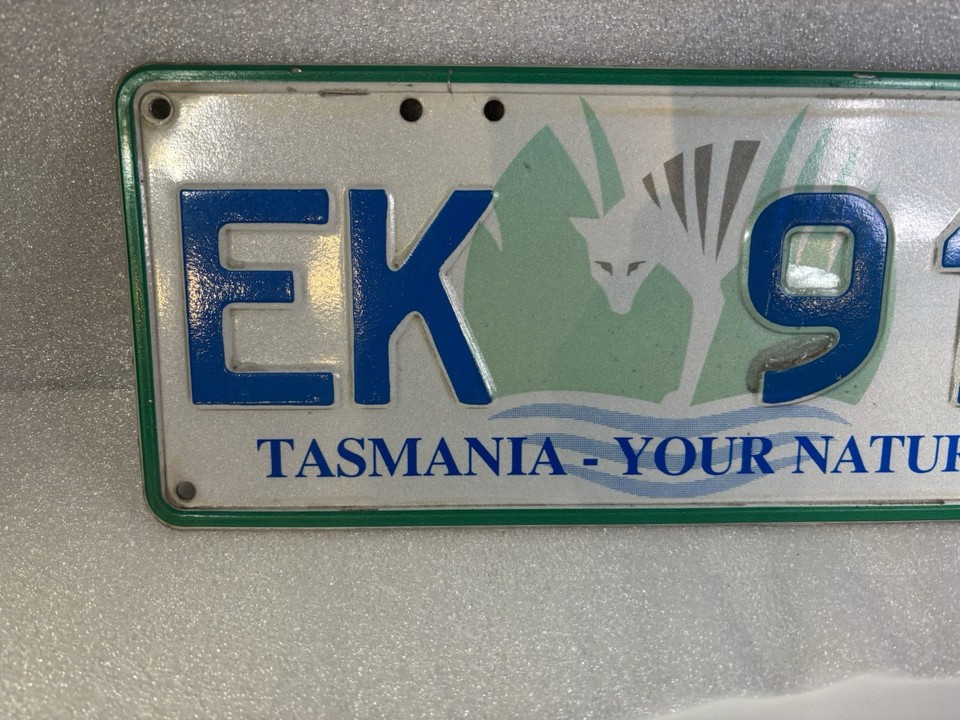 Australian Australia Tasmania Tasmanian Tiger Thylacine Number License ...