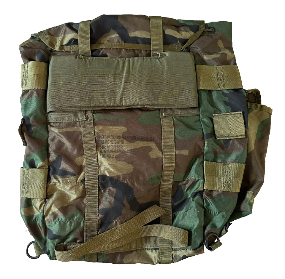 MODIFIED M81 Woodland ALICE Field Pack Combat Nylon LC-1 LC-2 Medium ...
