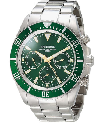 ARMITRON Mens Watch Water (165 Resist Steel / Green Face) | eBay