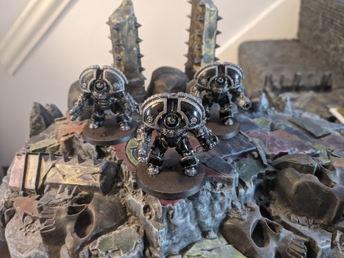Horus Heresy Warhammer 30k 40k Iron Hands Saturnine Terminators x3 ...