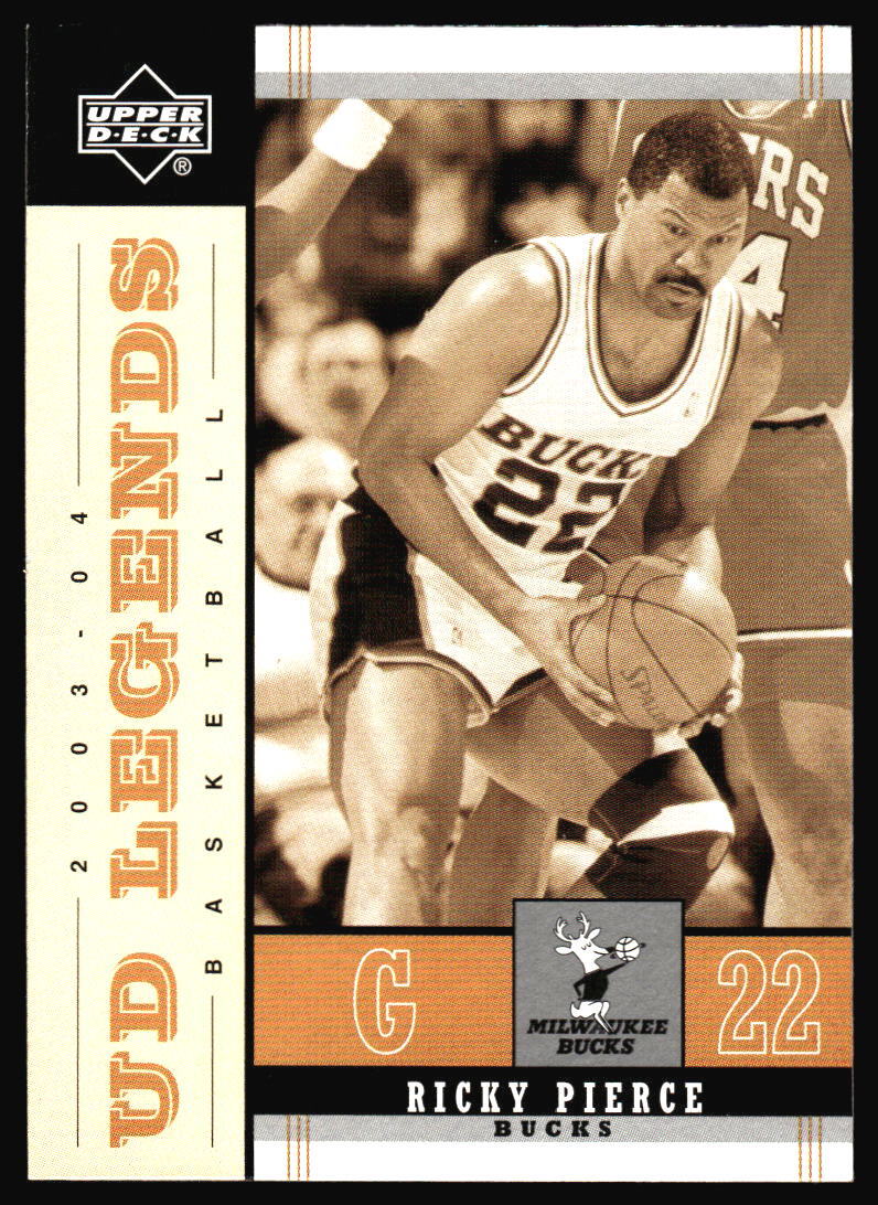 2003 Upper Deck Legends Ricky Pierce #51 Milwaukee Bucks | eBay