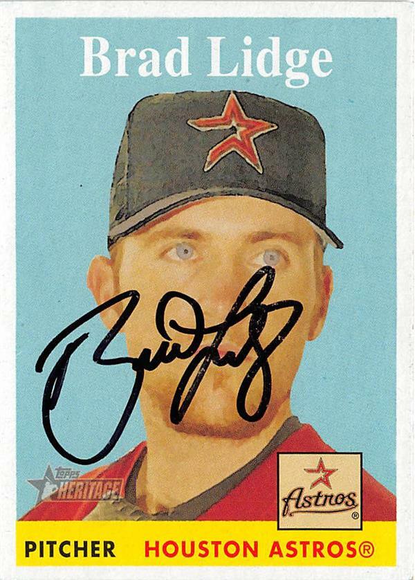 Brad Lidge autographed Baseball Card (Houston Astros) 2007 Topps ...