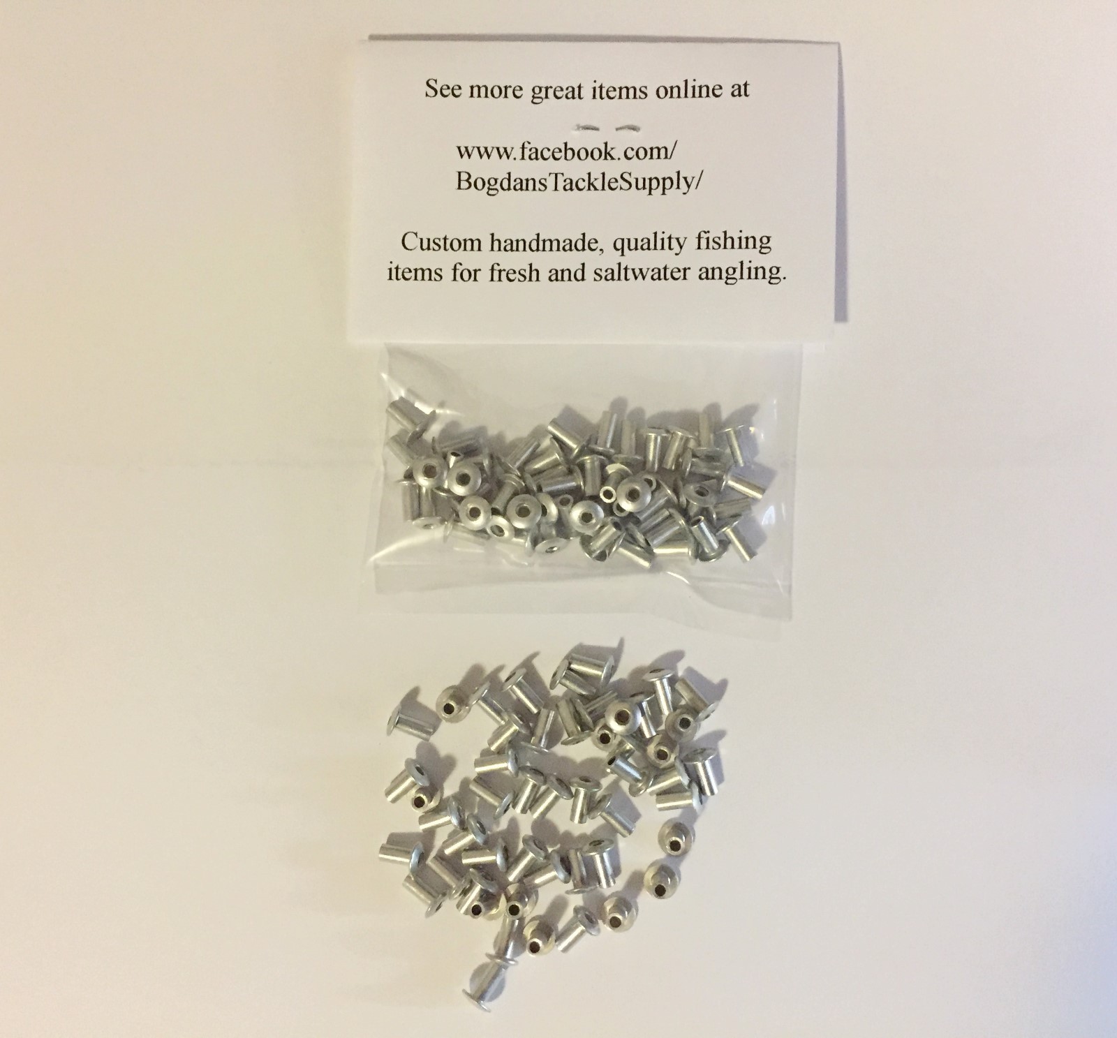 50ct. Bogdan's Tackle Supply, Buzzbait Lure Rivets, Blade Bearing ...