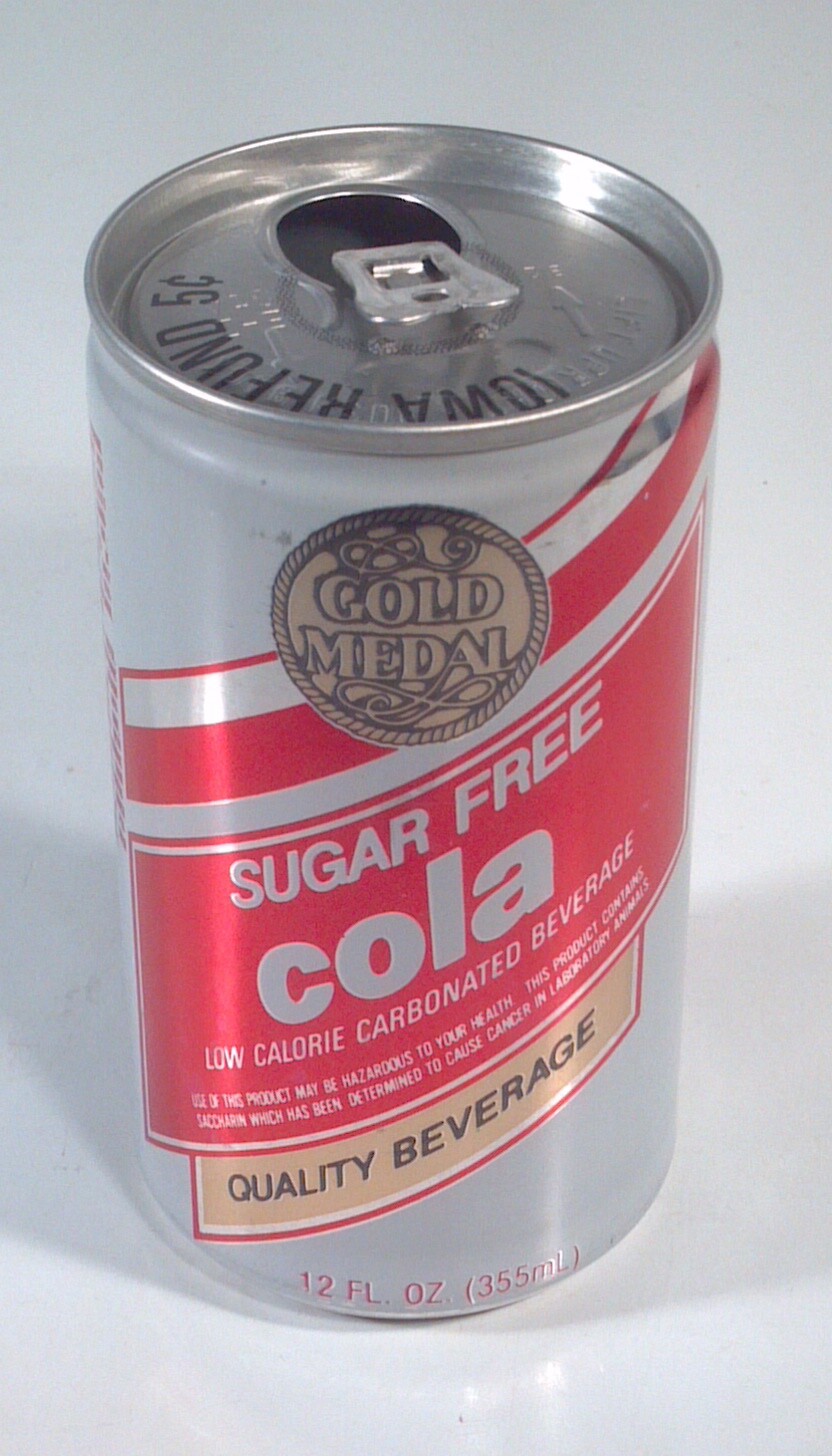 Vintage Gold Medal Sugar Free Diet Cola Soda Pop Can Aluminum St Paul ...