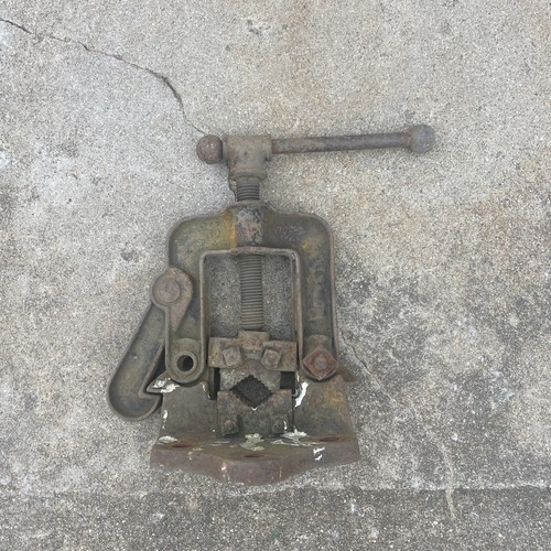 Vintage Reed mfg. Co. Bench Pipe Vise Erie PA | eBay