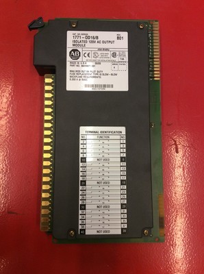 Allen Bradley Isolated 120V AC Output Module 1771-OD16 Series B | eBay