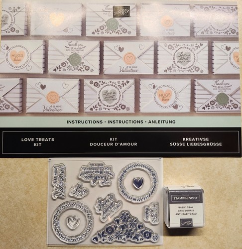 Stampin Up KIT COLLECTION EXTRAS * LOVE TREATS * STAMPS & INK SPOT-FOR ...