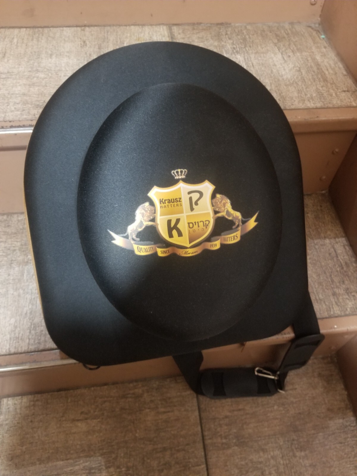 Krausz Travel Hat Box Hat Storage Fedora Hat Box Organizer Travel Hat ...