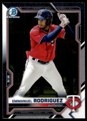 2021 Bowman Draft Chrome Emmanuel Rodriguez G660 Minnesota Twins #BDC ...