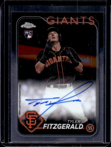 2024 Topps Chrome Tyler Fitzgerald Rookie Auto RC #RA-TF | eBay