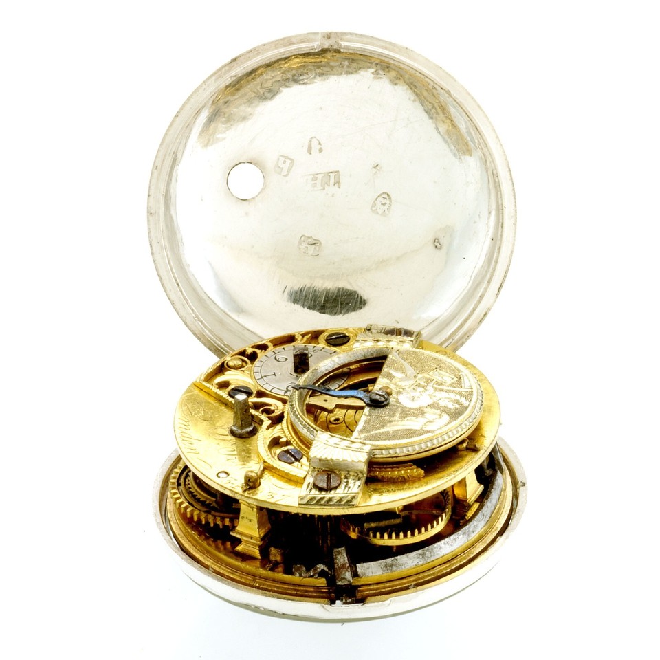 Rare Antique Mock Pendulum Verge Fusee Pocket Watch CA1783 | eBay