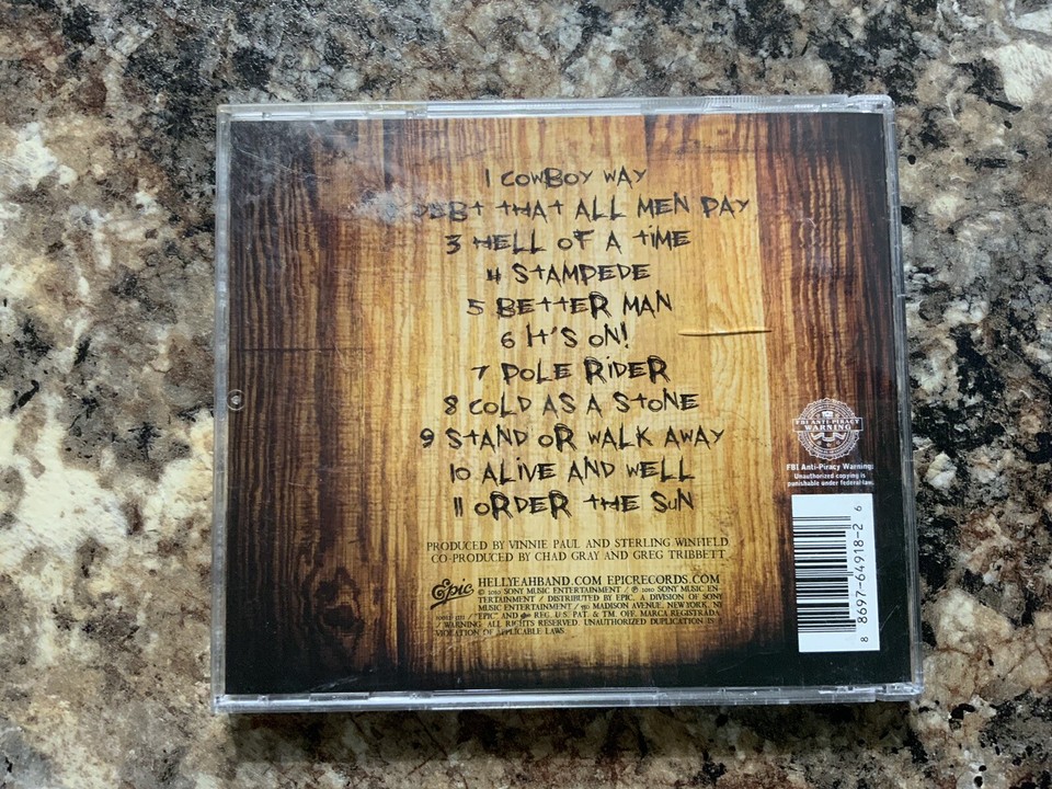 Hellyeah Stampede HAND SIGNED CD Vinnie Paul, Greg Tribbett, Bob "Zilla" Kakaha | eBay