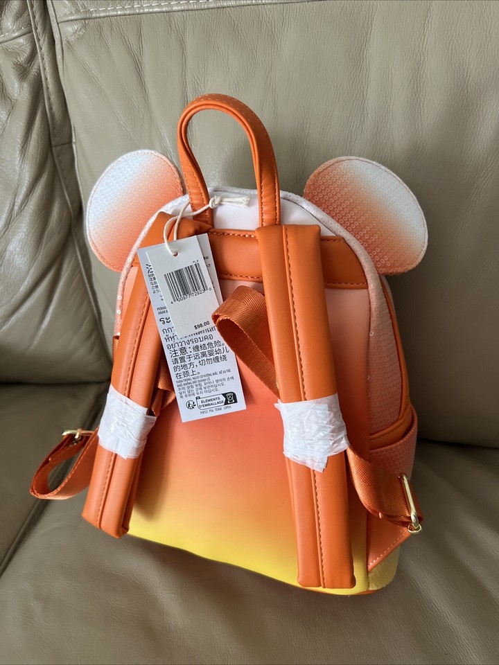 2024 Disney Parks Halloween Candy Corn Loungefly Mini Backpack NWT | eBay