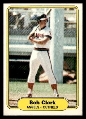 1982 Fleer #456 Bob Clark California Angels Baseball card | eBay