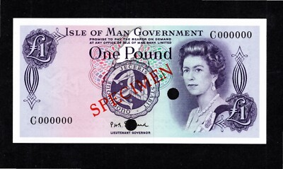 ISLE OF MAN £1 ONE POUND NOTE SPECIMEN STALLARD | eBay
