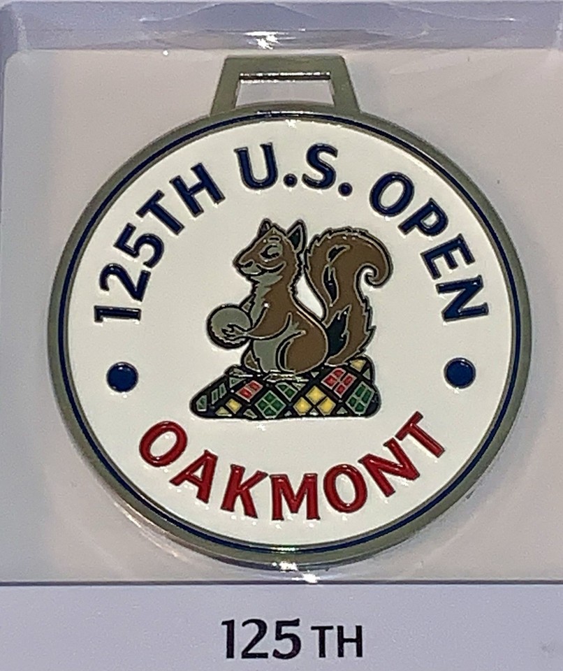 2025 US Open golf Bag Tag Oakmont 125th metal pga new | eBay