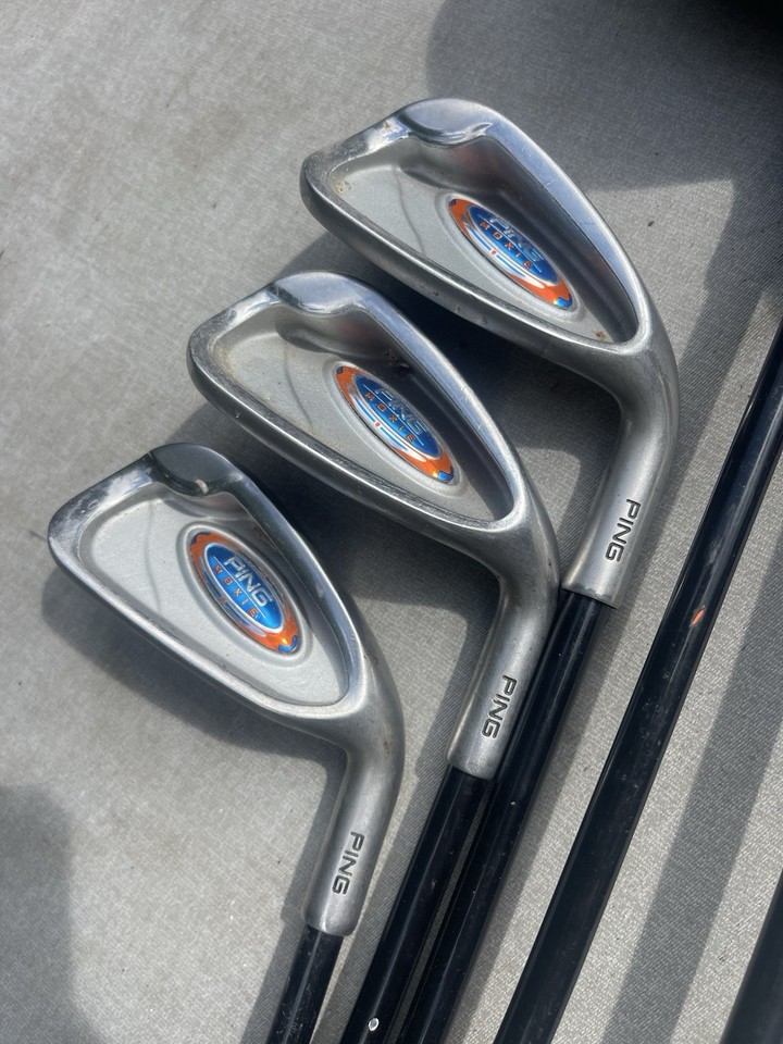 Kids Junior Ping Moxie 6 Club Set 7,9,S,3w,hy 15* Driver Y-Flex ...