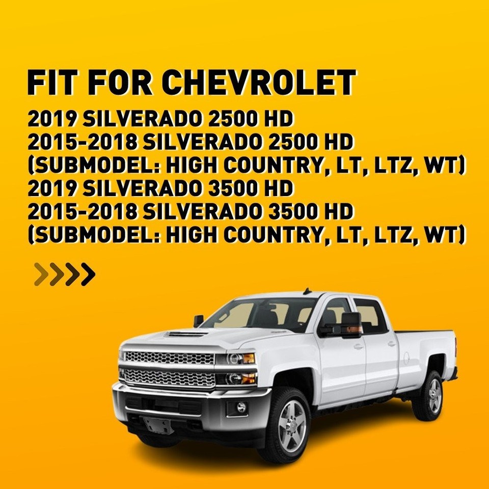 Front License Plate Mount Bracket For 2015-2020 Silverado 2500HD 3500HD ...