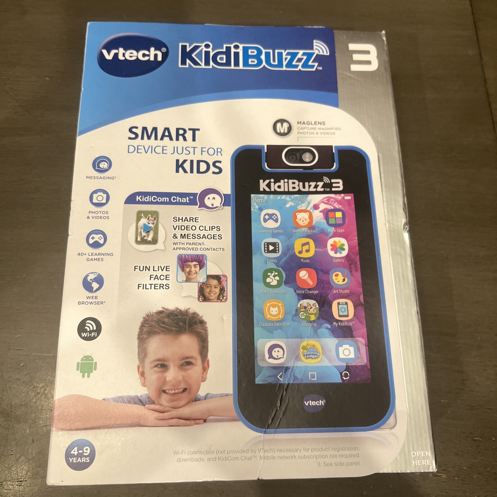 VTech KidiBuzz 3 Smart Device - Blue New 3417765411007 | eBay
