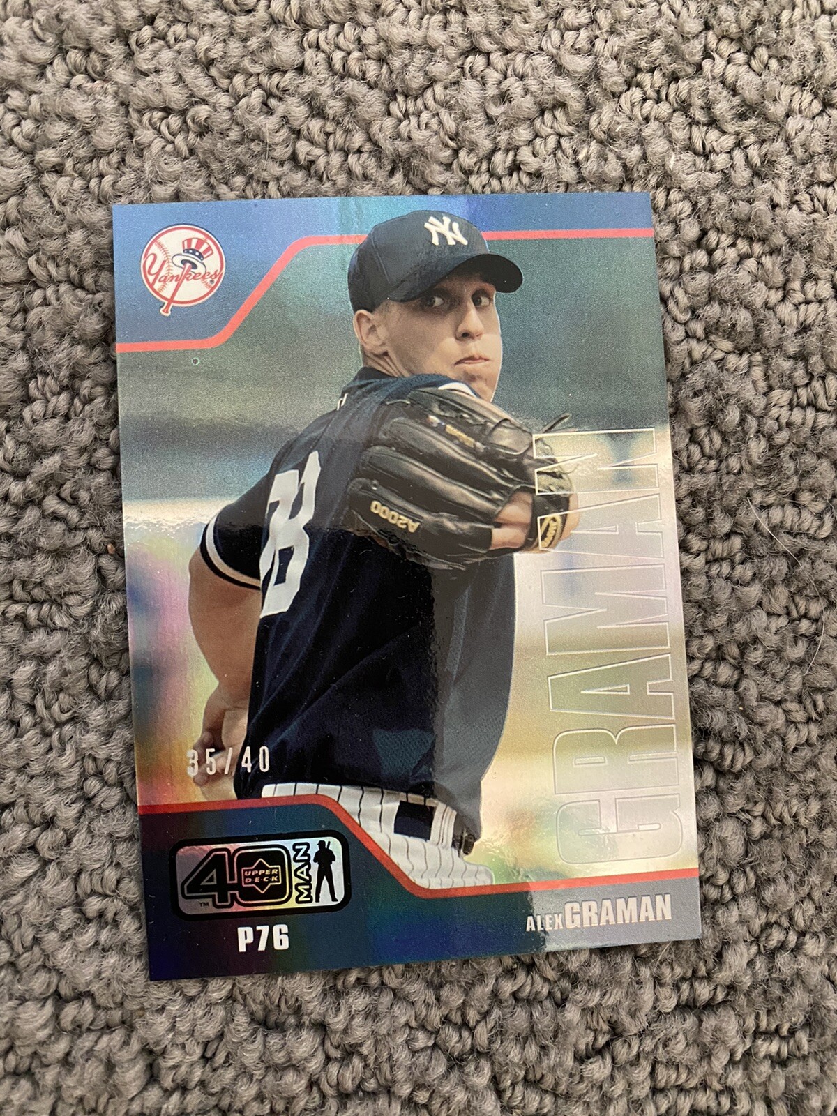 2002 Upper Deck Forty Man Alex Graman Electric Rainbow (35/40) | eBay