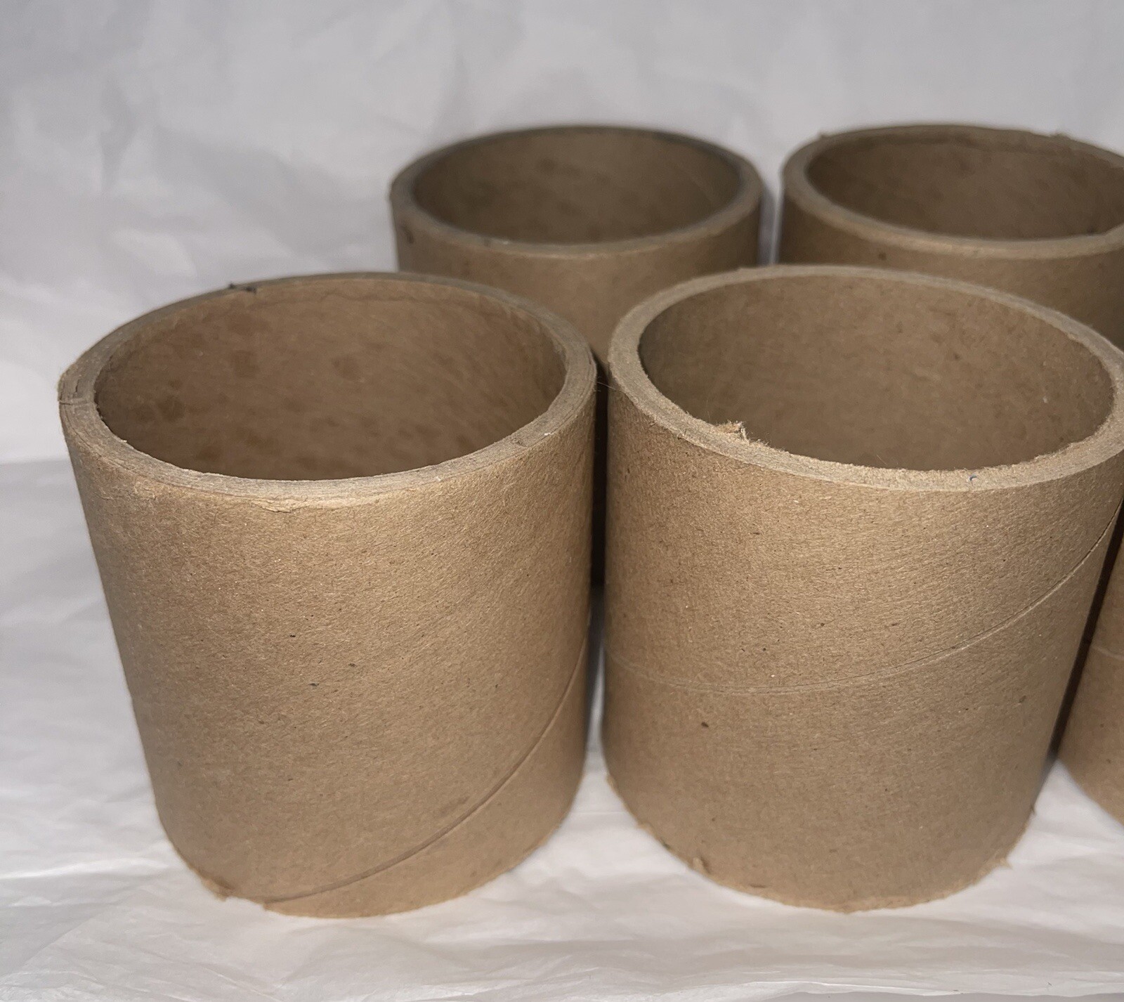 14 Heavy Duty Thick Cardboard Tubes 3" x 3" OD Art & Crafts please read ...