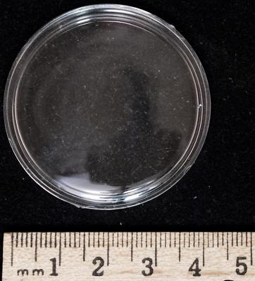 29 Round Clear Capsules For Coins Fly Fishing Specimens Collecting 44.5 ...