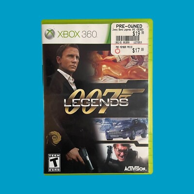 007 Legends - Xbox 360 - disc, booklet & case | eBay