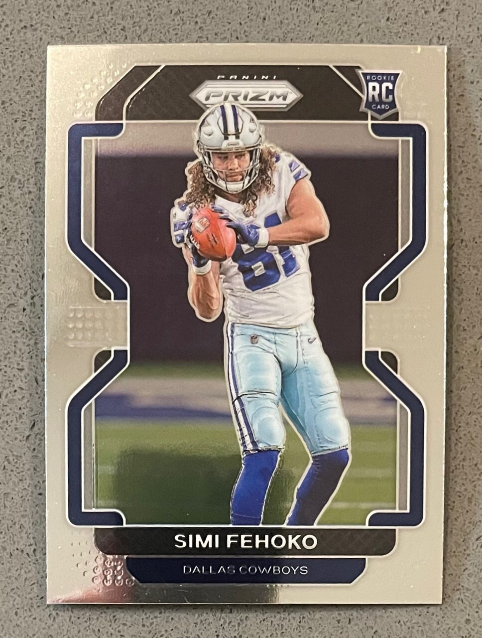2021 Panini Prizm Football NFL #371 Simi Fehoko Base RC Rookie Card ...