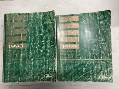 1993 Ford Aerostar Ranger Explorer Service Repair Manual Paper Book Set ...