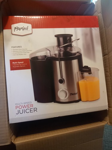 PARINI Cookware Multi-Speed Power Juicer Stainless Steel,New In Box ...