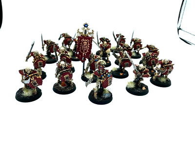 20X Mortek Guard / skeletons OSSIARCH BONNEREAPERS PAINTED WARHAMMER ...