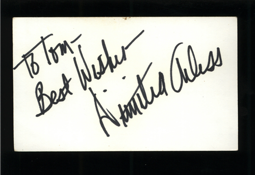 Dimitra Arliss Actress D.2012 Signed 3x5 Index Card The Sting | eBay